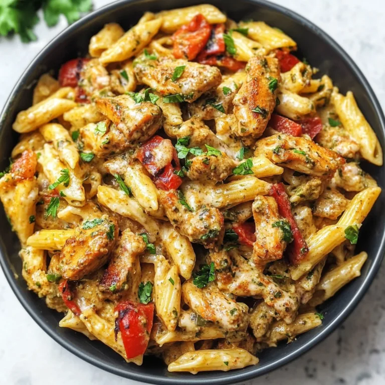 Creamy Rasta Pasta with Jerk Chicken Recipe | Spicy Caribbean Delight ...