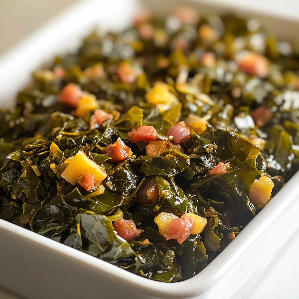 Kickin' Collard Greens Recipe | Delicious Southern-Style Collard Greens ...