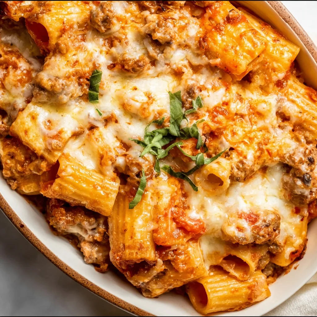 Easy Italian Sausage Pasta Bake Recipe – Delicious & Cheesy Dinner Idea ...